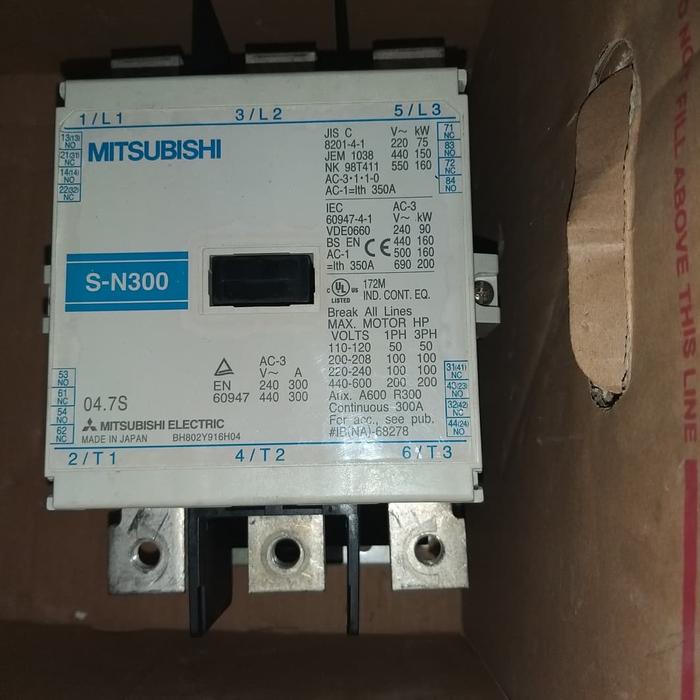 Jual CONTAKTOR SN300 350A 220V 3p mitshubishi - Jakarta Pusat - INDO ...