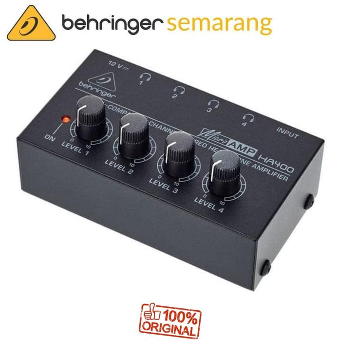 Jual BEHRINGER HA400 ( HA 400 ) HEADPHONE AMPLIFIER MICROAMP - Kota ...