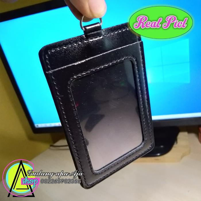 Jual Holder Name Tag Kartu ID, Debit Credit Card - Ready Hitam ...
