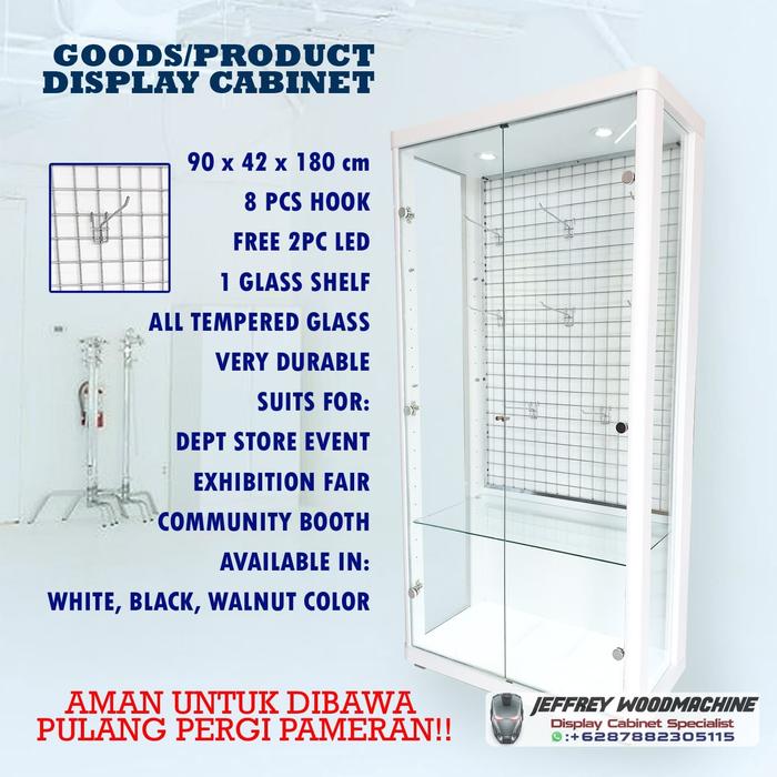 Jual LEMARI RAK PAJANGAN DISPLAY KACA PAJANG PAMERAN EVENT BOOTH FAIR ...