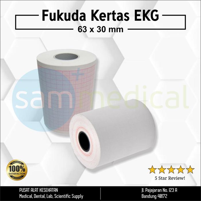 Jual Fukuda Kertas EKG 63 x 30mm - ECG/EKG Paper - Kota Bandung - SAM ...
