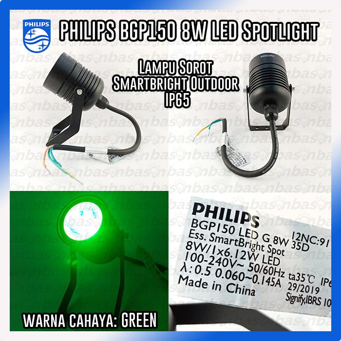 Promo PHILIPS BGP150 8W - Essential Smartbright LED Spotlight Outdoor ...