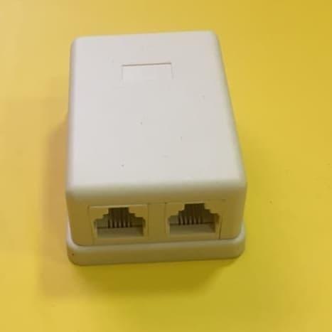 Jual Terminal / Roset Telepon RJ-11 2 Port / 2 Lubang - Kota Surabaya ...