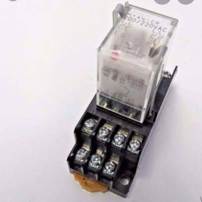 Jual OMRON RELAY MY4N dan SOCKET PYF-14AE 220volt Per set - Jakarta ...