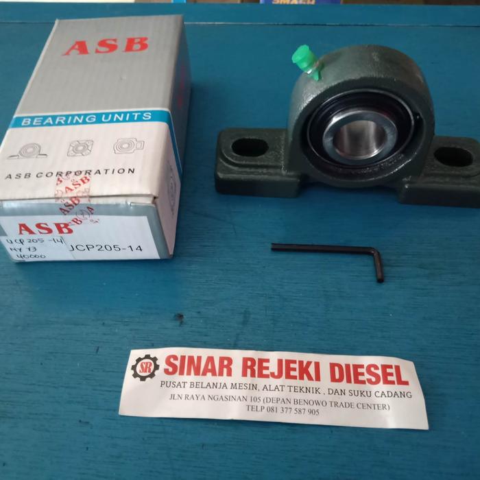 Jual Bearing Laher Laker Pillow Block UCP 205-14 As 22 mm ASB - Kab. Gresik - SinarRejekiDiesel ...
