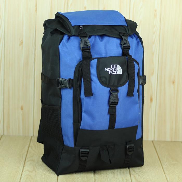 Jual Tas Ransel Besar The North Face Biru Back Pack Hiking Travelling ...