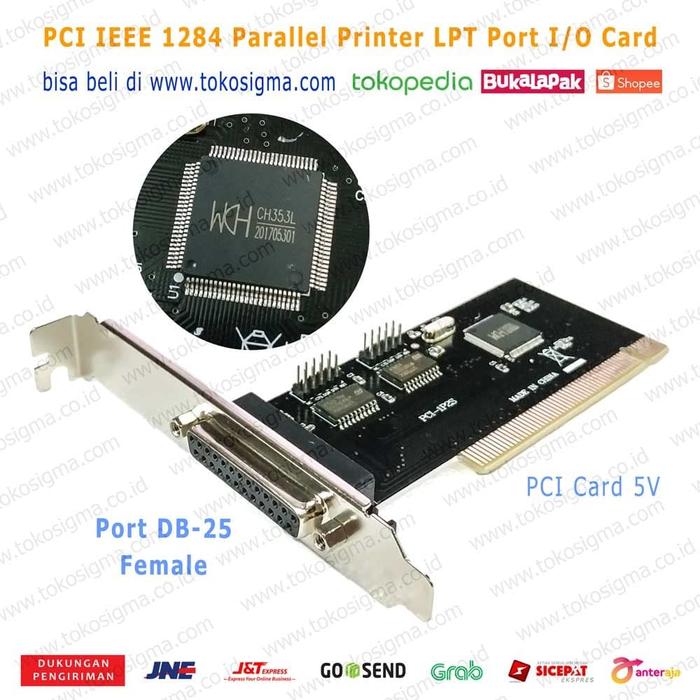 Jual PCI IEEE 1284 Parallel Printer LPT Port I/O Card - Jakarta Barat ...