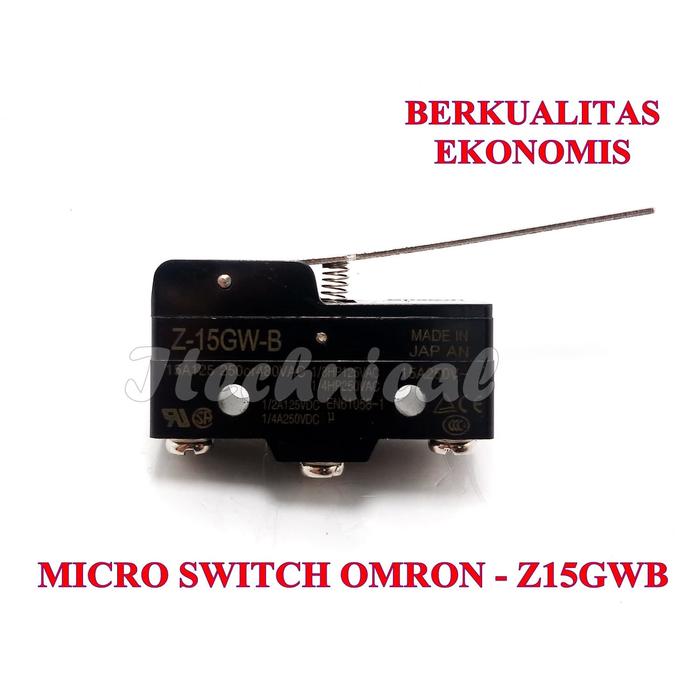 Jual MICRO SWITCH OMRON Z-15GW-B / LIMIT SWITCH OMRON Z15GWB - Jakarta Utara - ItechnicalJKT ...