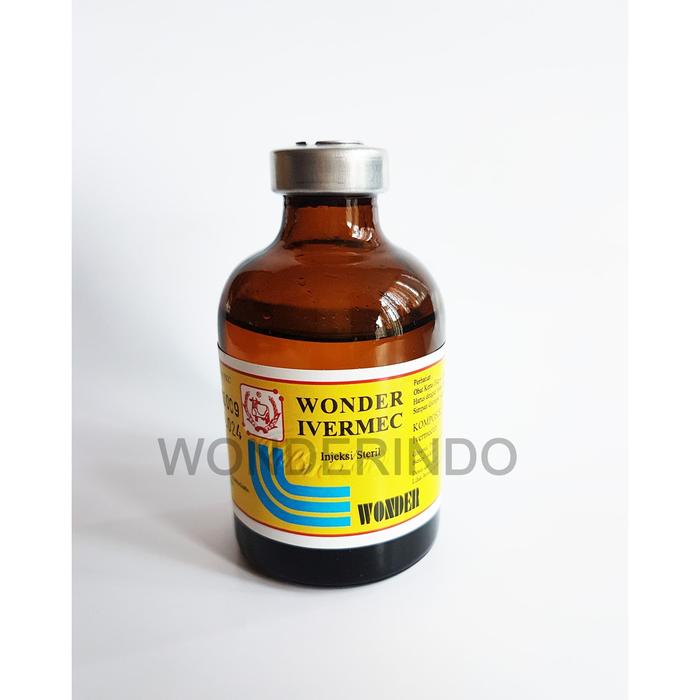 Jual Wonder Ivermec 50 mL obat cacing kutu injeksi ivermectin untuk ...