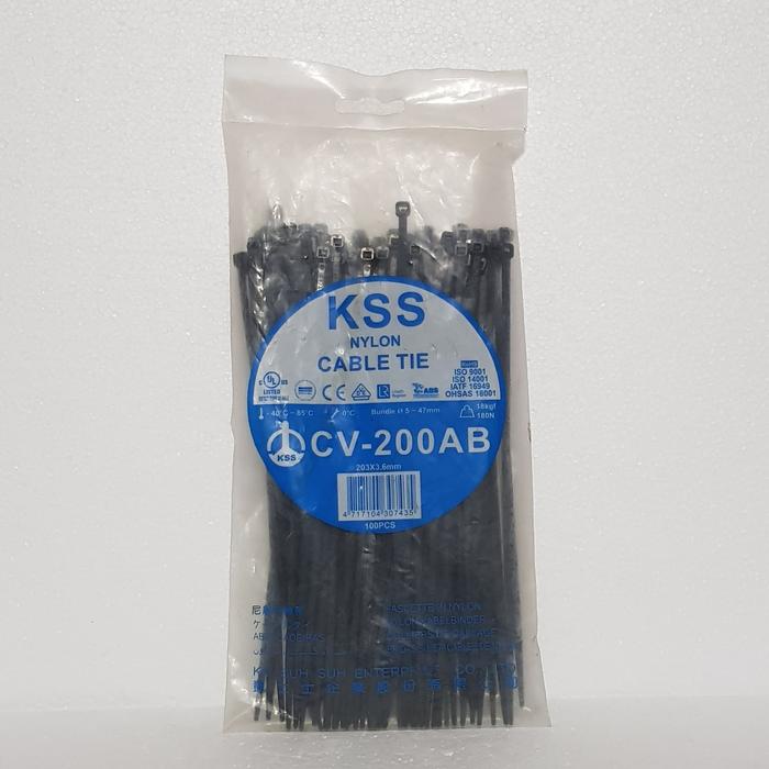 Jual Kabel Ties KSS CV-200AB 20cm Hitam / Kabel Tis KSS CV 200 AB 20 Cm - Jakarta Pusat - Bina ...