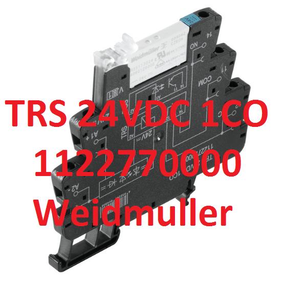 Jual TRS 24VDC 1CO, 6A, 1NO, 1CO 1122770000, Relay+Soket Weidmuller ...