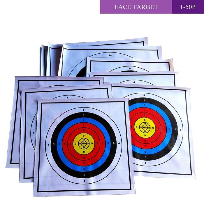 Jual FACE TARGET 50x50cm FLEXI OUTDOOR MURAH-SASARAN PANAH-PANAHAN ...