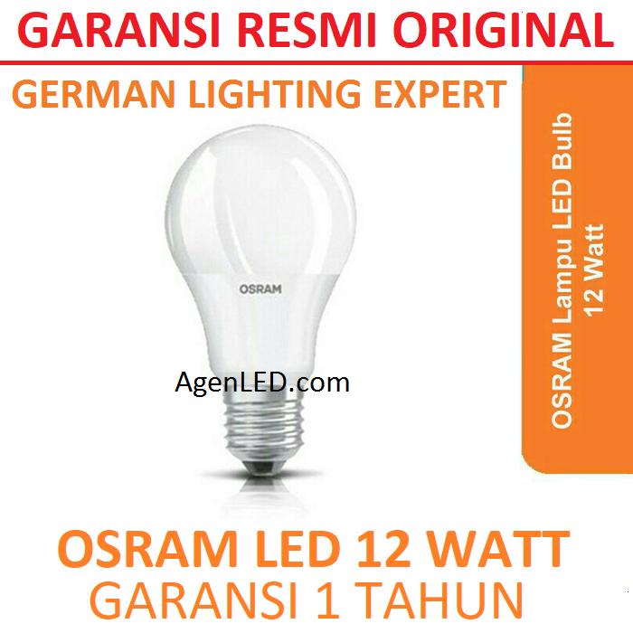 Jual OSRAM Lampu LED 12W Bohlam white 12 watt Bulb 12watt 14 PUTIH 12 W ...