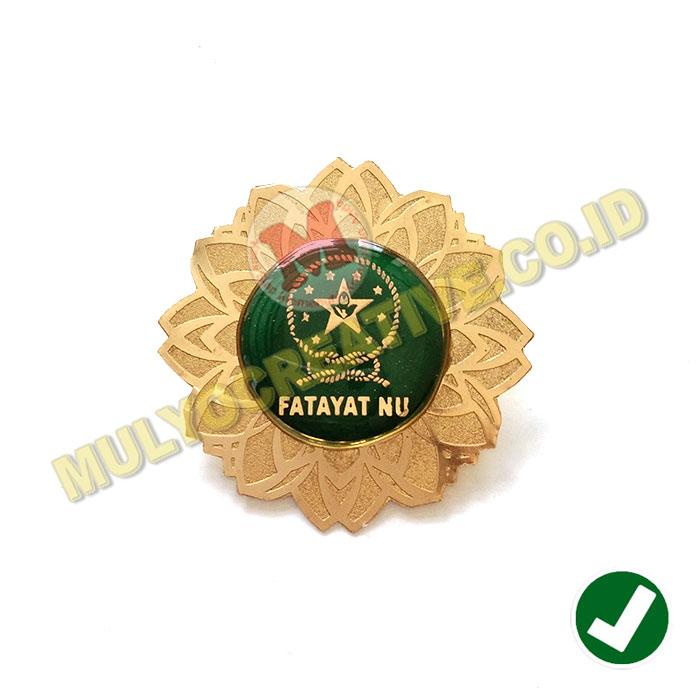 Jual Pin Fatayat NU Pin Bros Logo Fatayat NU Model Bunga Murah - Tebal ...