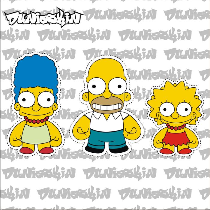 Jual Sticker Homer The Simpson For Laptop, Rimowa, Stiker dekorasi - S ...