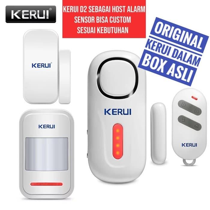 Jual Alarm Pintu dan Jendela KERUI D2 Remote PIR Magnetik Sensor - Kab ...