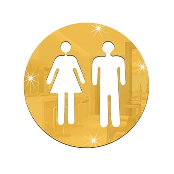 Jual Best Sale 3 Stiker Cermin Sticker Pintu Toilet Akrilik Kamar Mandi ...