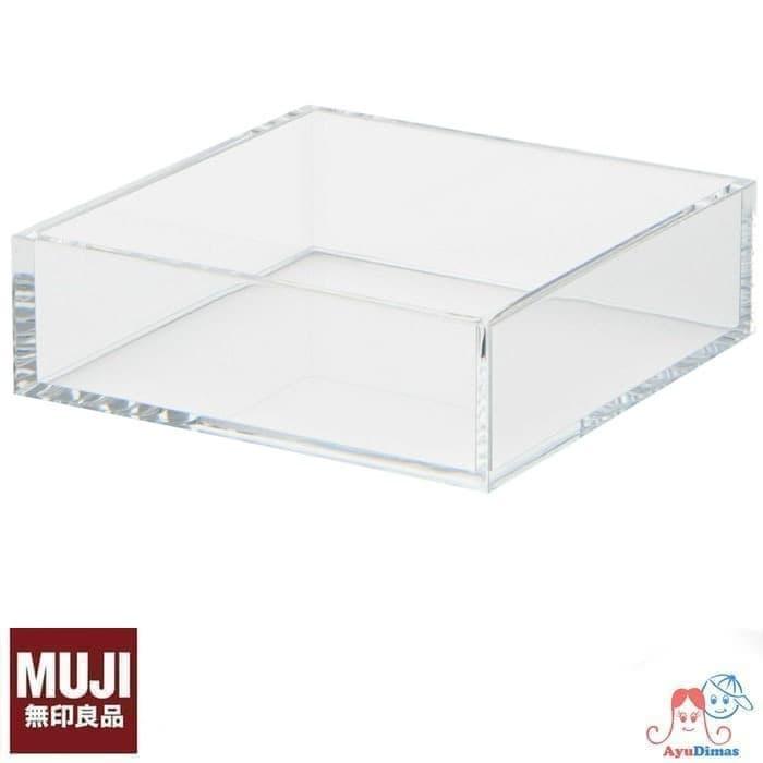 Jual MUJI Acrylic Storage Stackable Desktop Box SMALL - Kotak - Jakarta ...