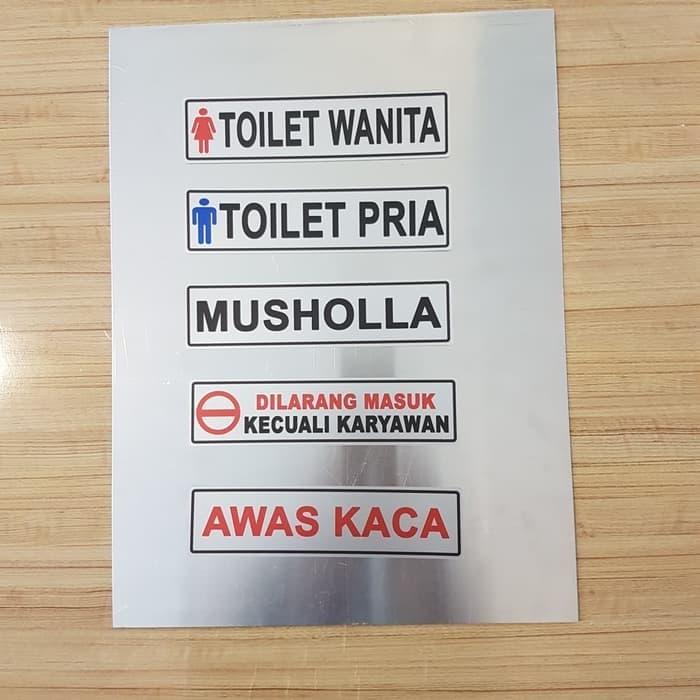 Jual SIGN LABEL K3 RAMBU SAFETY ANEKA LABEL UK 4.5X19.5CM PERBUAH ...