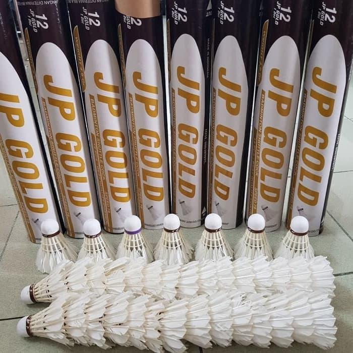 Jual Shuttlecock Badminton JP Gold BEKAS Weight 4.9 gr Speed 78 MULUS ...