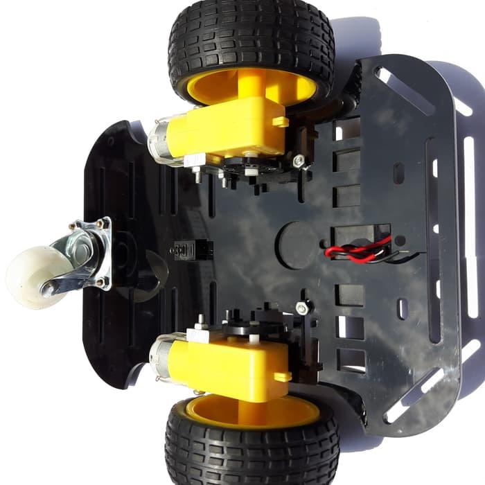 Jual RJ3 Robot Smart Car Chassis DIY Kit Rangka mobil pintar Arduino ...