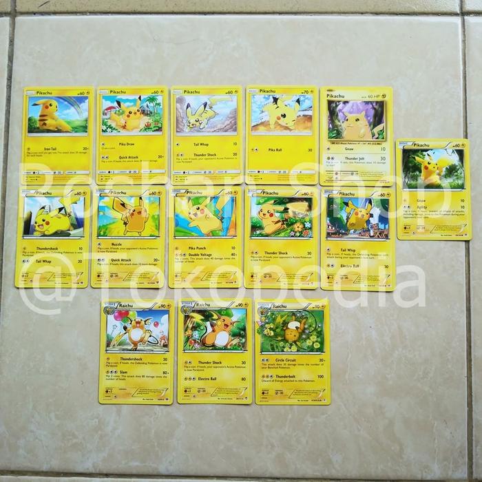 Jual Pikachu & Raichu Kartu Pokemon Cards Original - Jakarta Barat ...