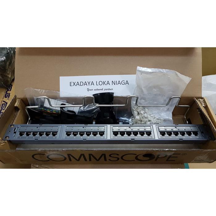 Jual Systimax Commscope patch panel 24 port cat6 Patchpanel Cat 6 ...