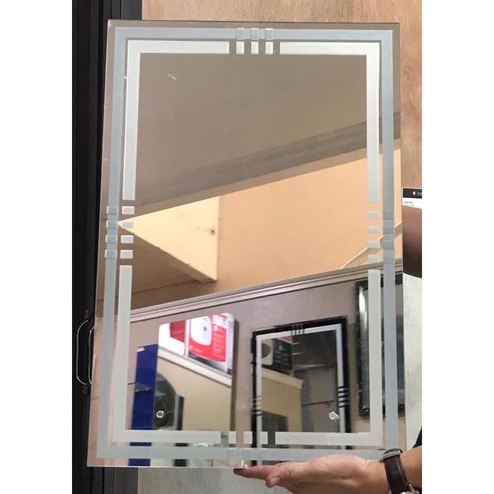 Jual KACA CERMIN WASTAFEL 40X60 MODEL MINIMALIS DENGAN PLANGSET / KACA ...