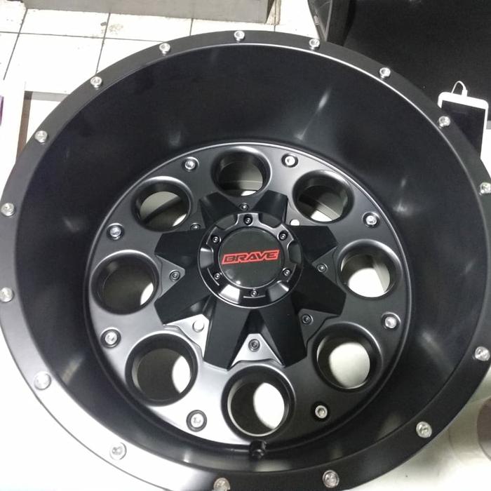 Jual velg Mobil TUFF 15x10 5H 139.7 et-44 Matt Black Taft Katana Jeep ...