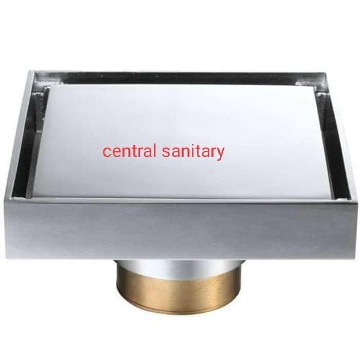 Jual smart floor drain besar saringan pembuangan kamar mandi model toto ...