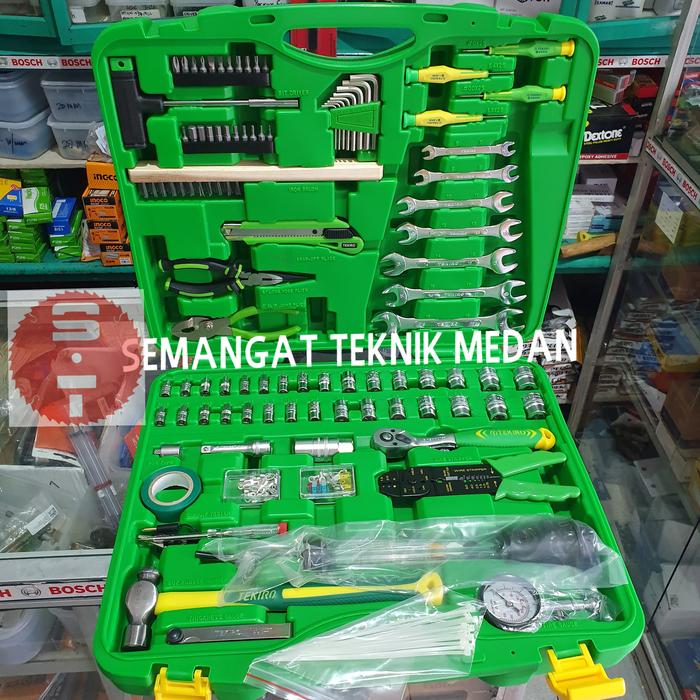 Jual 130pcs TEKIRO MEKANIK TOOL SET KIT MECHANIC BOX 130 pcs SET TEKIRO - Kota Medan - Semangat ...