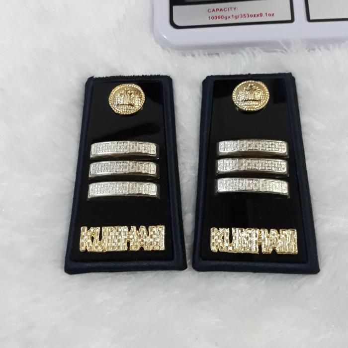 Jual Tanda Pangkat PDH Harian KUMHAM akrilik hitam ,Gol IIC - Jakarta ...