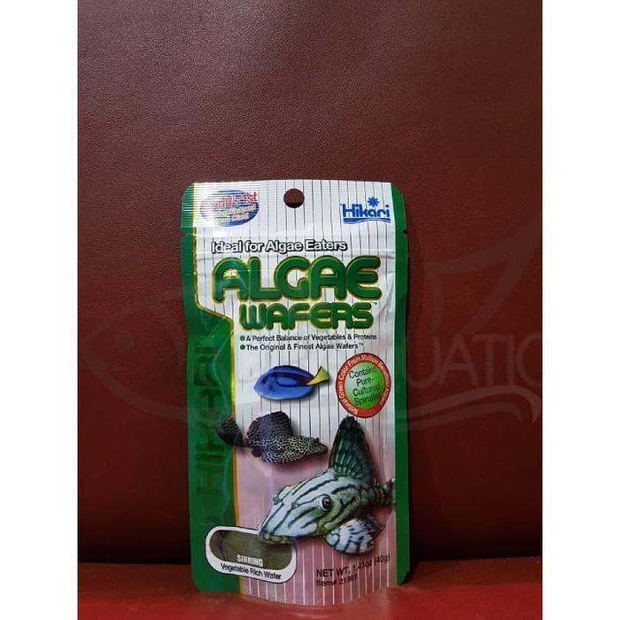 Jual HIKARI ALGAE WAFERS 40 GRAM PAKAN PELLET PELET MAKANAN IKAN HIAS ...
