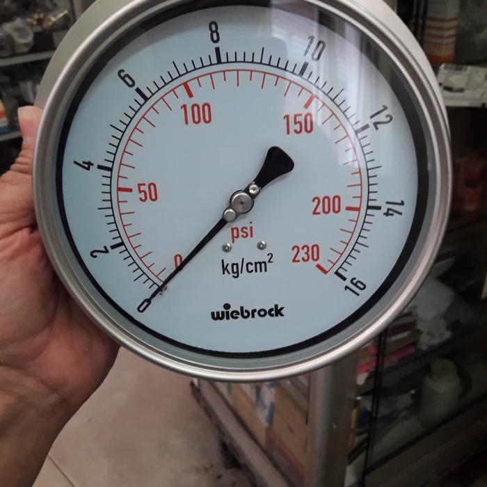 Jual WIEBROCK ... PRESSURE GAUGE BACK LOWER CONNECTION - Jakarta Pusat - aneka instruments ...