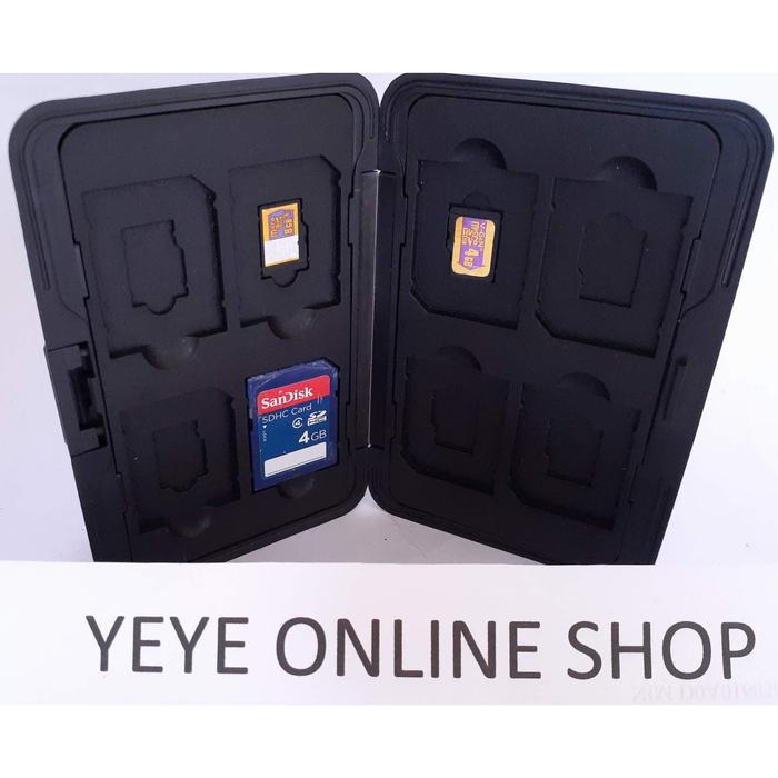 Jual Box organizer Kotak Metal tempat memory card SD Micro SD 8 slot ...