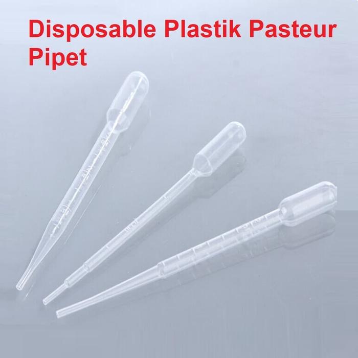Jual PIPET TETES PLASTIK 3 ML DROP PIPETTE PASTEUR PIPETTE PLASTIK - 1 ...
