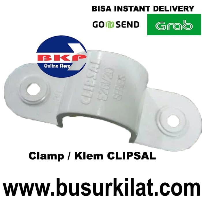 Jual KLEM PIPA / CLAMP CLIPSAL 20 MM / KLEM PIPA KONDUIT - Kota ...