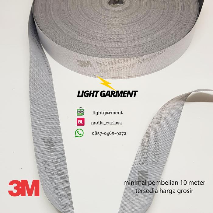 Jual Scotlite / Reflective / Scotchlite tape 8906 original 3M lebar 2 ...