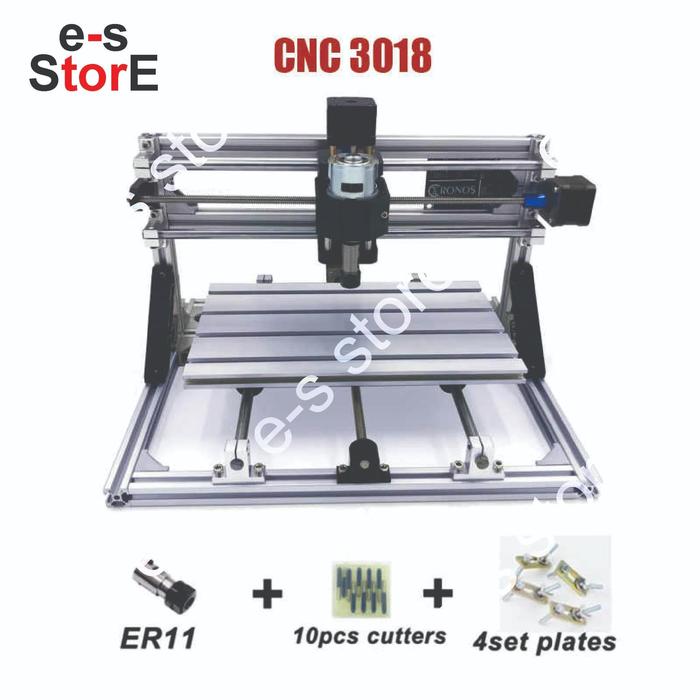 Jual CNC Router Engraving 3018 GRBL Control 300*180*45 mm Mill PCB dan ...