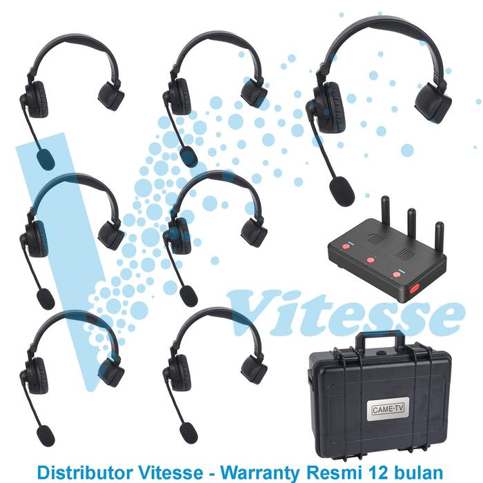 Jual Intercom Duplex Wireless Came Waero 7 Person - spt Clearcom Eartec ...