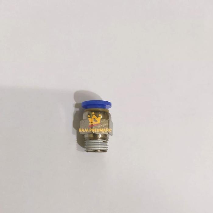 Jual FITTING ANGIN ATAU NEPEL CONECTOR ANGIN LURUS PC 6 X 1/8 - Jakarta ...