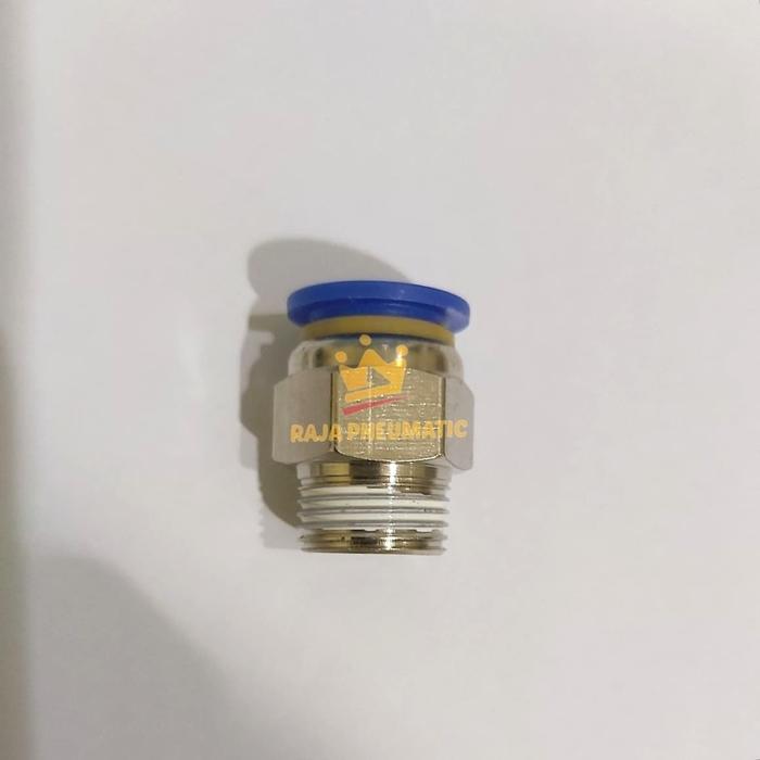 Jual FITTING ANGIN ATAU NEPEL CONECTOR ANGIN LURUS PC 8 X 1/4 - Jakarta Barat - RAJA PNEUMATIC ...