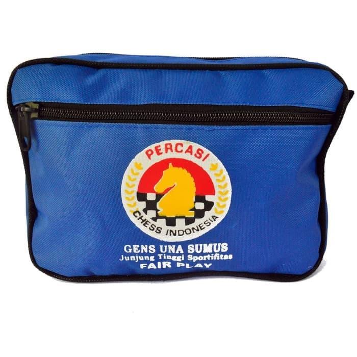 Jual Tas Bidak Catur Logo Percasi Tipe Duduk Murah Warna Biru - Kota ...