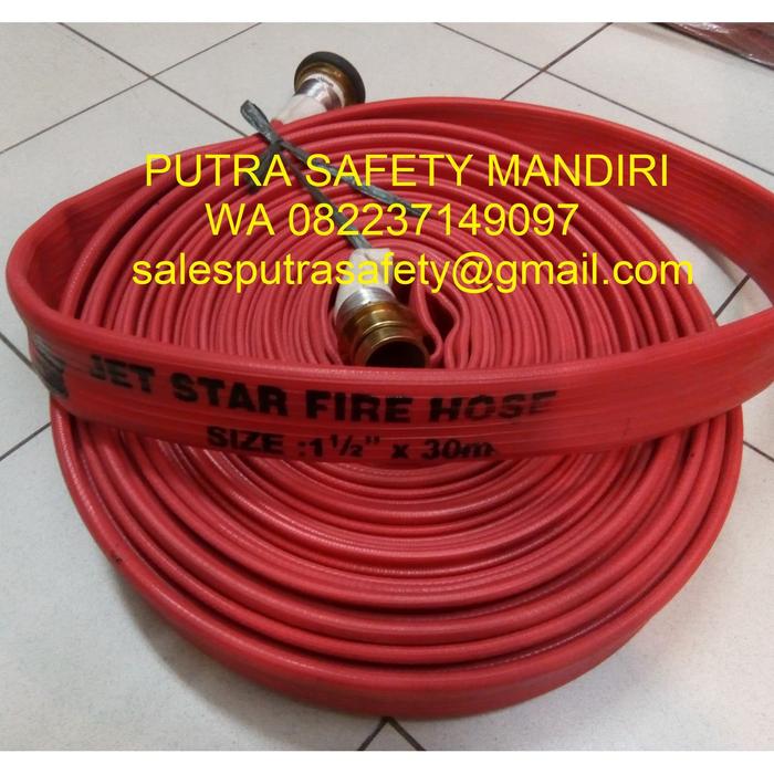Jual JETSTAR RUBBER FIRE HOSE HYDRANT 1.5"X20M SELANG PEMADAM KEBAKARAN API - Jakarta Barat ...