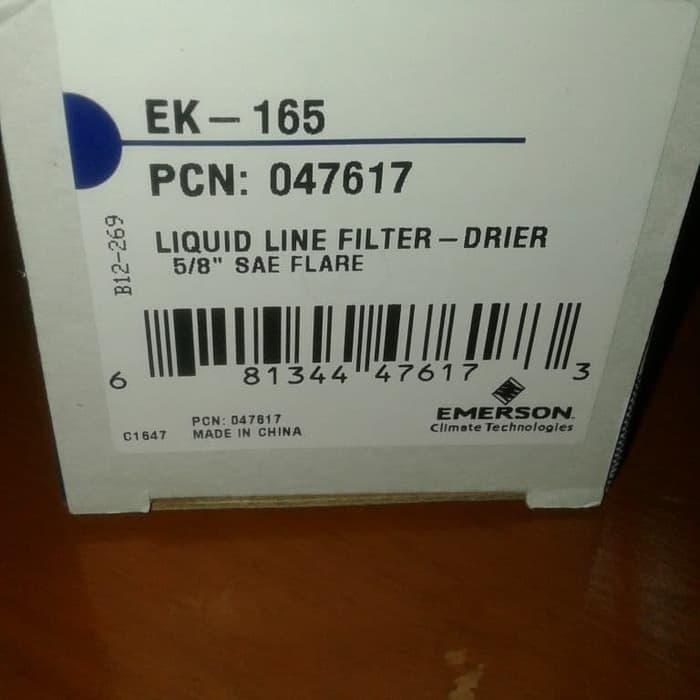 Jual Filter Drier Emerson EK-165 (EK165) uk. 5/8" model Drat/Flare ...