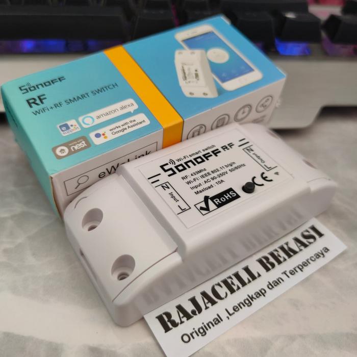 Jual Sonoff RF 433Mhz + WiFi Smart Switch control Relay Smart Home ...