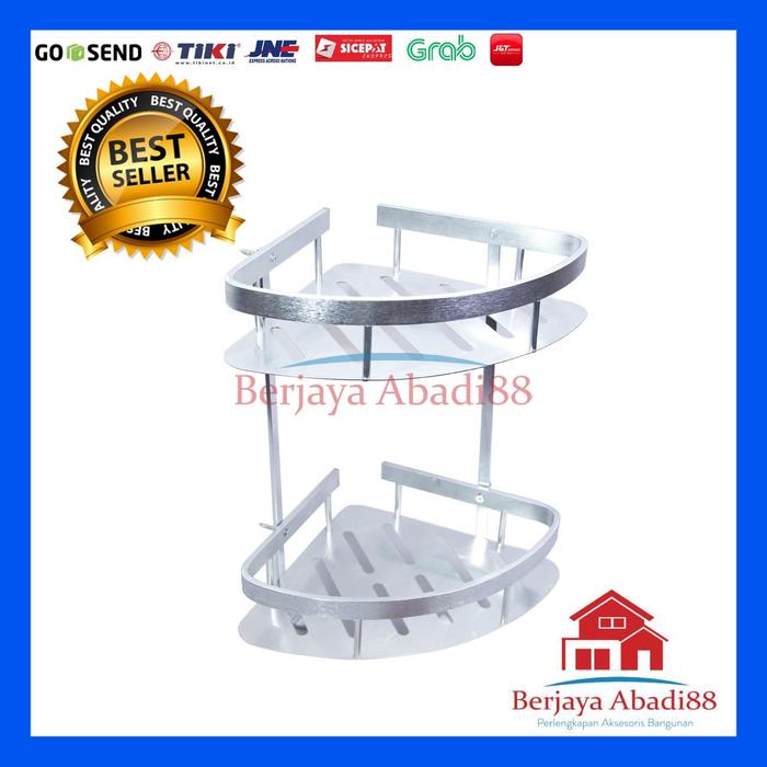 Jual Rak Shampo / Sabun Sudut Susun Alumunium di Seller Sentosa ...