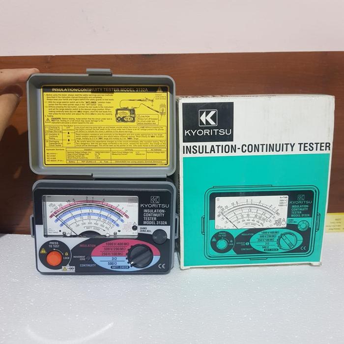 Jual Insulation Continuity Tester Kyoritsu 3132A /Analog Tester Model ...