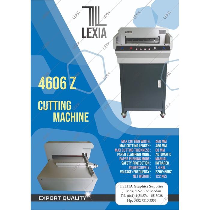 Jual Mesin Potong Kertas A3 Tipe 4606Z Merek LEXIA - Kota Medan - Lexia ...