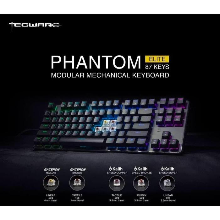 Jual Tecware Phantom Elite P87 Tkl Rgb Gatheron Switch Mechanical ...